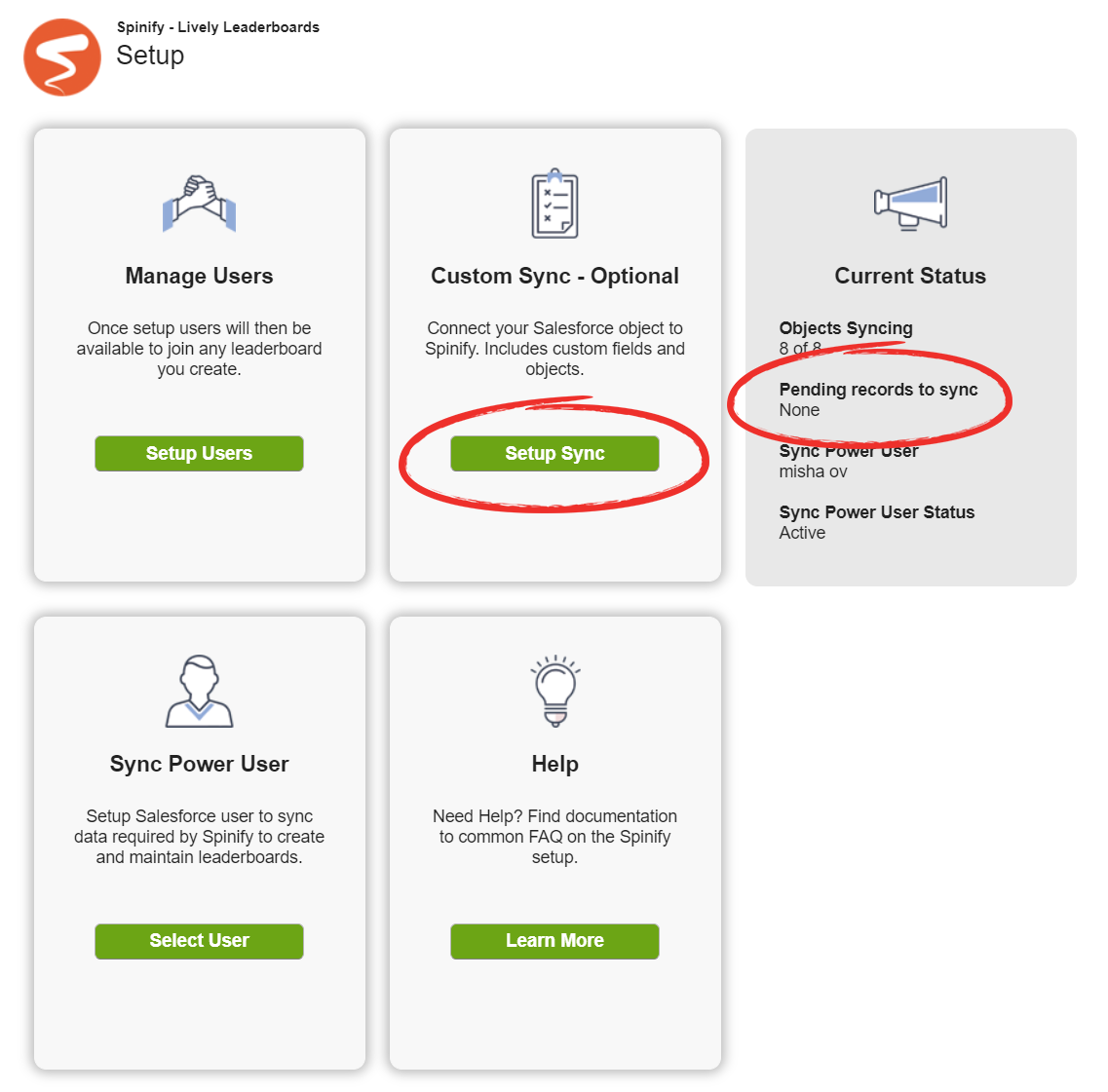 Syncing Salesforce Records 